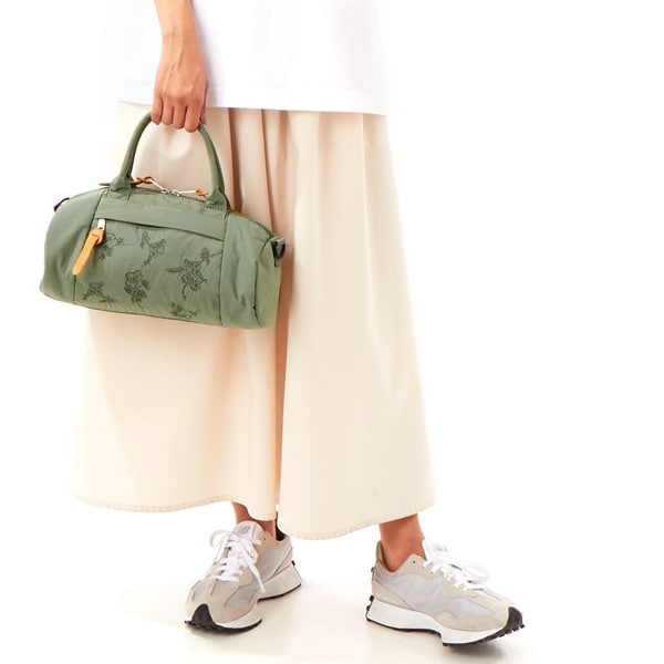 glanta｣ドットと花瓶刺繍スクエアトートショルダーバッグ | スーパー