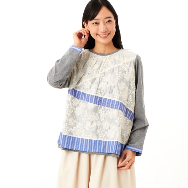 rehersall／リハーズオール／カバーリングシャツBL | ロイヤル