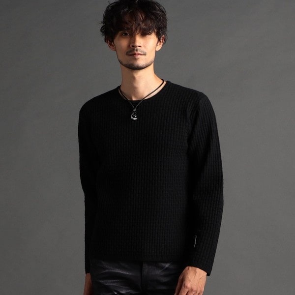 ダブルフェイスモールモックネックニット | ニコルクラブフォーメン