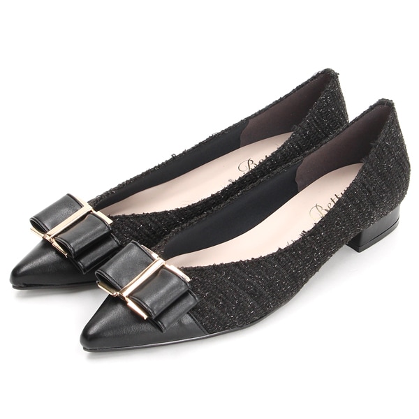 25秋冬新作】リボンチャーム ポインテッドトゥパンプス | ベティクラブ