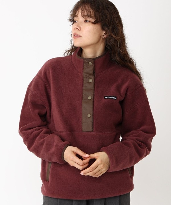 Columbia/ ウィメンズクリスタルベンドハーフスナップフリース