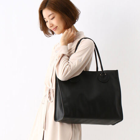 cache cache カシュカシュ / 【A4ファイル対応】丸手根革スクエアトートバッグ | カシュカシュ(cache cache) | 01-00-72170 | ファッション通販 マルイ ...