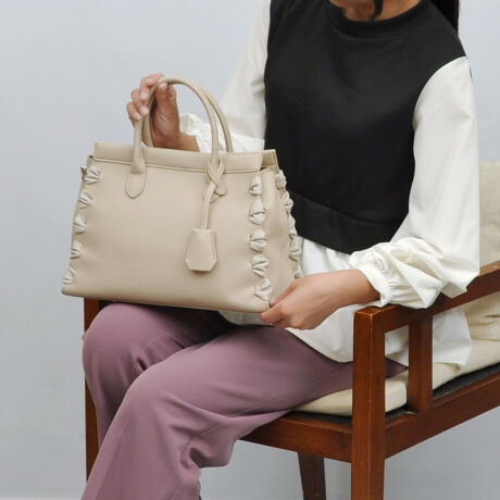 カシュカシュ cachecache / かがりステッチディテール2wayトートバッグ | カシュカシュ(cache cache) | マルイウェブチャネル