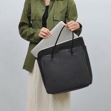 【A4ファイル対応】カシュカシュ cachecache / PCケース付き素材コンビトートバッグ | カシュカシュ(cache cache) | マルイウェブチャネル