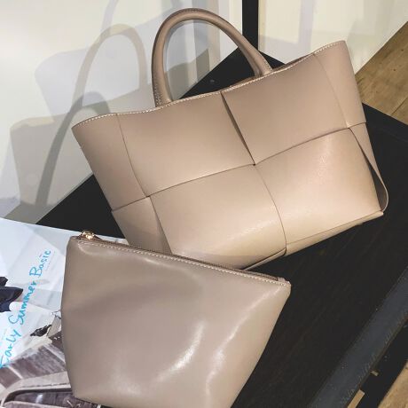 カシュカシュ cachecache / ポーチ付きイントレチャートトートバッグ | カシュカシュ(cache cache) | マルイウェブチャネル