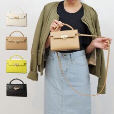 Seventeen Spring掲載/カシュカシュ ねじりハンドルおこし金具2wayミニショルダー | カシュカシュ(cache cache) | マルイウェブチャネル