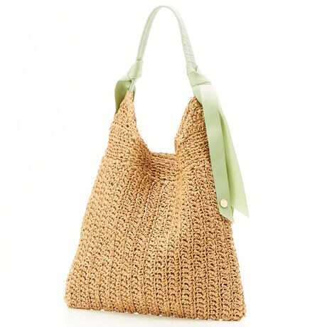 カシュカシュ cachecache / 下がりグログラン柄編みトートバッグ | カシュカシュ(cache cache) | 01-00-81140 | マルイウェブチャネル