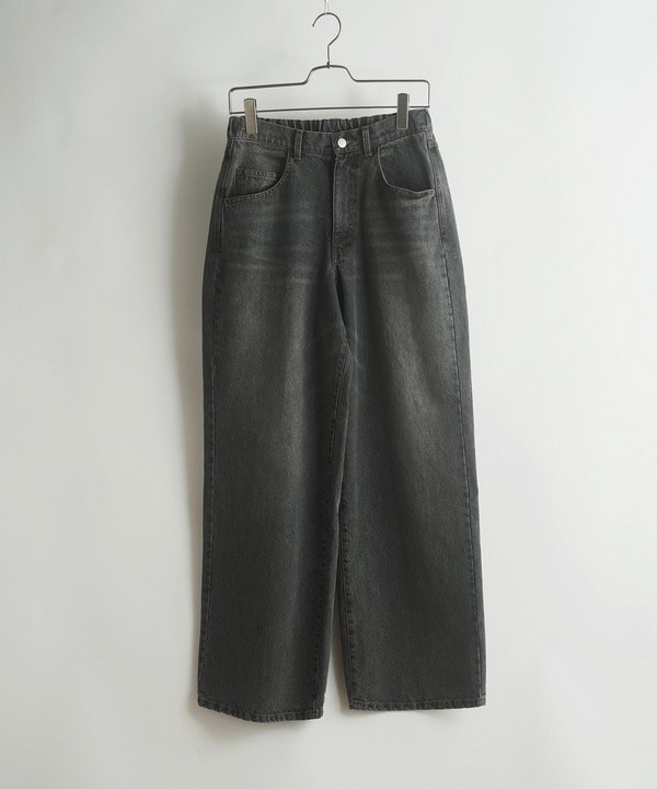 MSG＞12ozオーバーサイズワイドストレート2wayZIPカーゴデニムパンツ