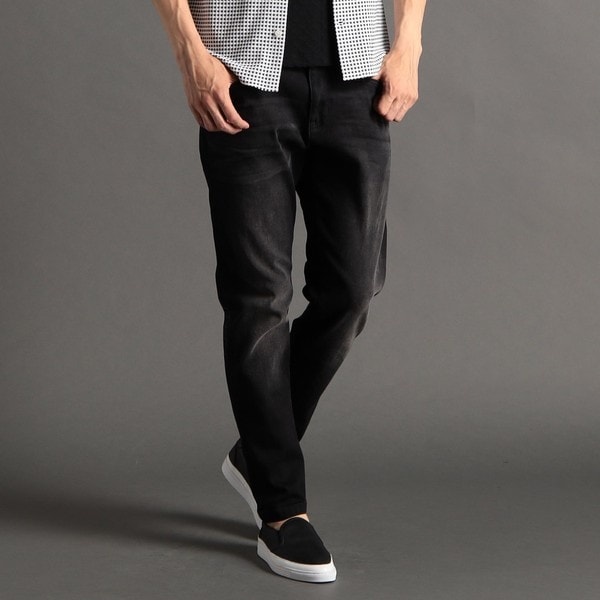 ex/tra】PUコーティング ストレッチカラーデニム | ムッシュニコル