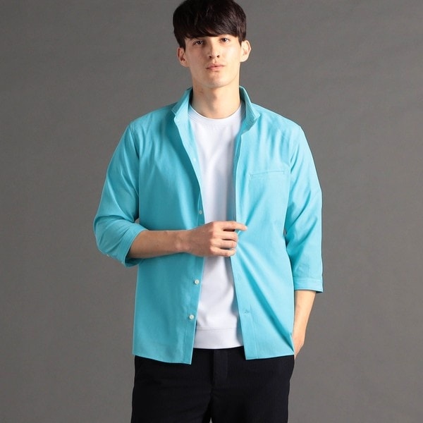 サッカーストライプ カッタウェイカラーシャツ | ムッシュニコル