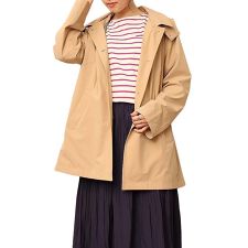 【MB】【L～5L】【フード取り外し可】 ライト ステンカラー コート | エムビー(MB) | 340108-72 | マルイウェブチャネル