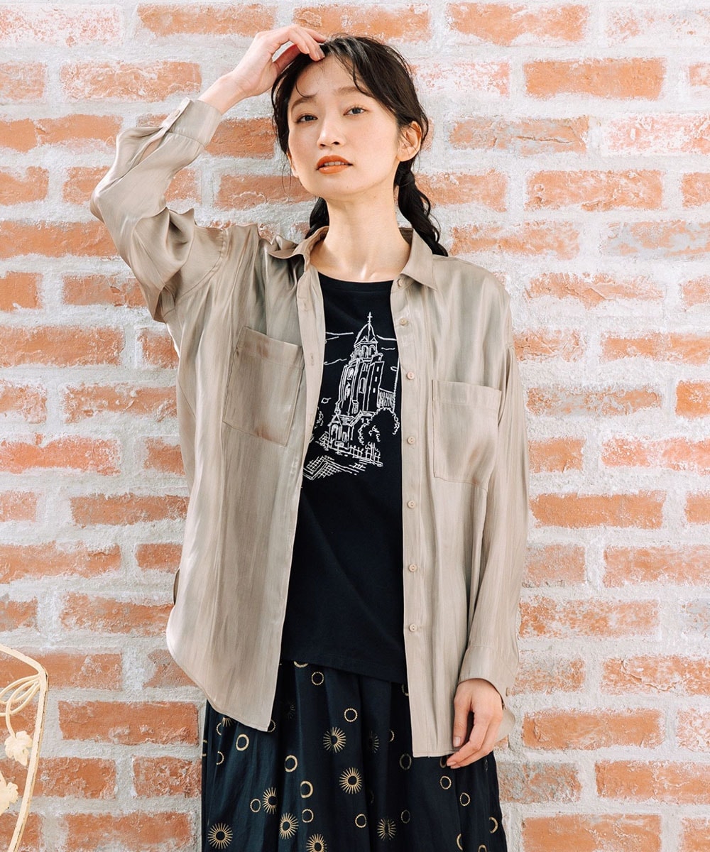 大きいサイズ】 21号(6L～) FONTLAB タックスリーブジョーゼット