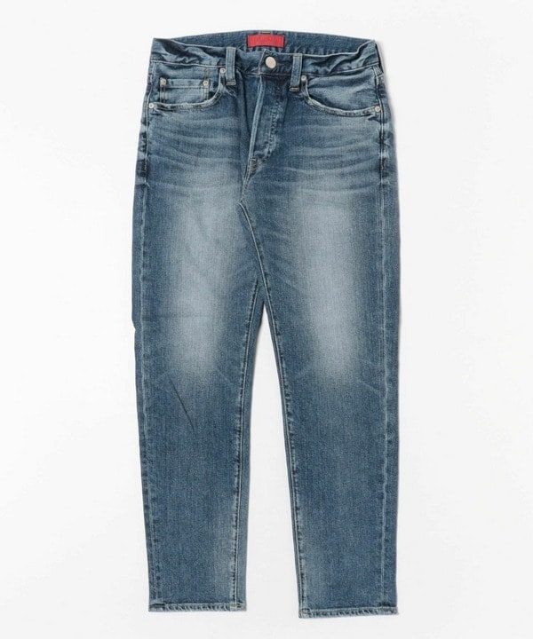 6サイズ展開】カフ付きデニムパンツ ウォッシュ加工 2026SS新作