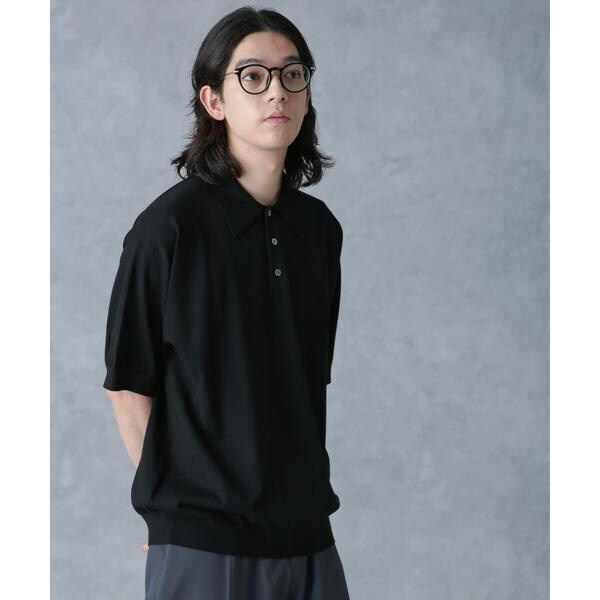 crepuscule／別注 S／S KNIT POLO | ナノユニバース(NANO universe