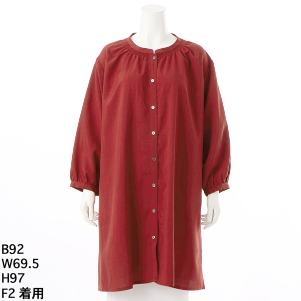 チェック柄9分袖チュニック | アル・ディ・ラ(AL DI LA) | マルイ