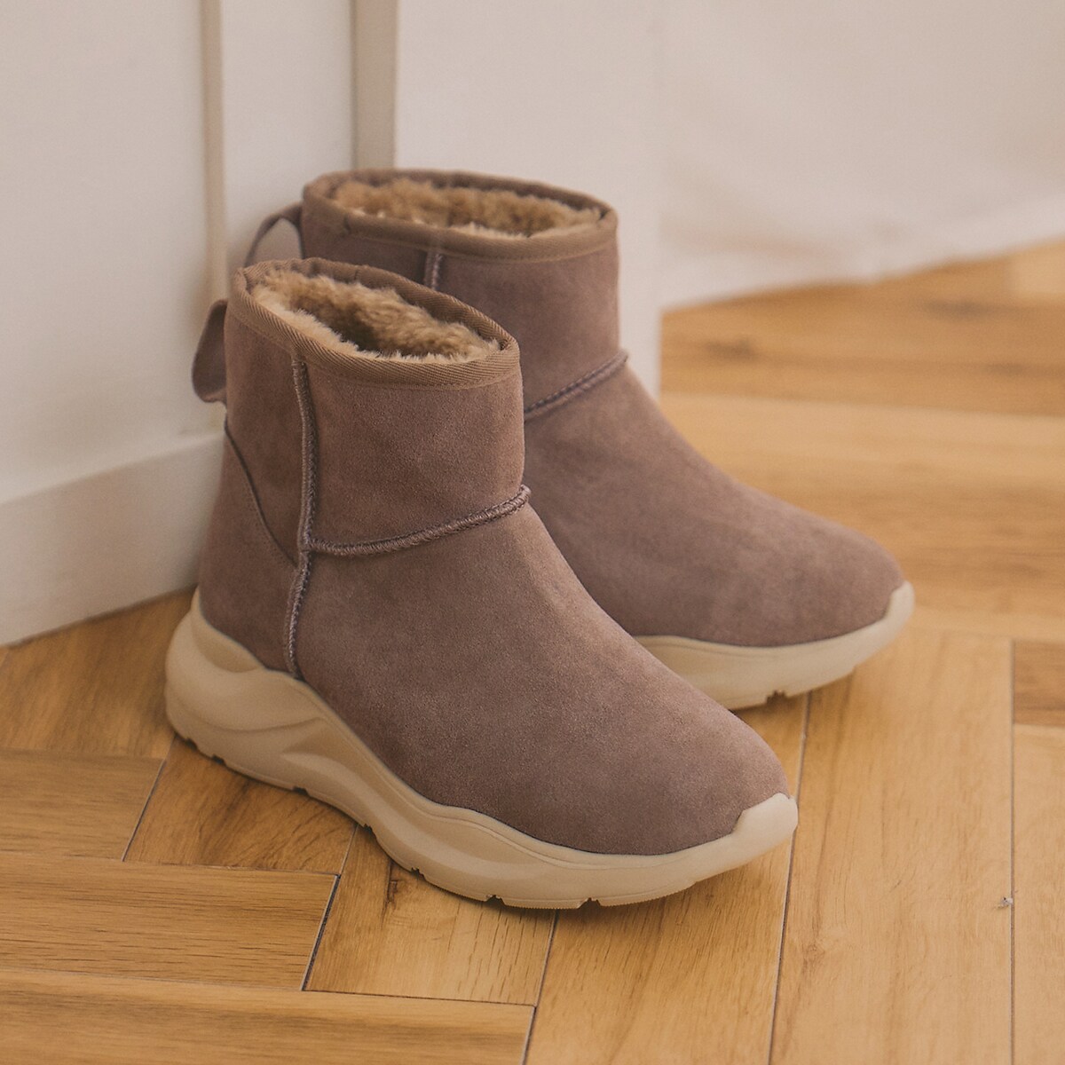 PARADIS COULEUR◇4.5cmヒール◇ラウンドトウモールドソールロング