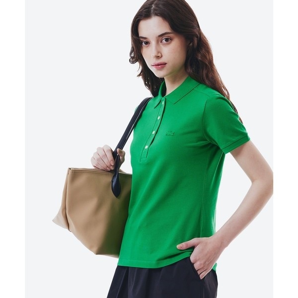 オーガニックコットン コンパクトパイル地半袖ポロシャツ | ラコステ