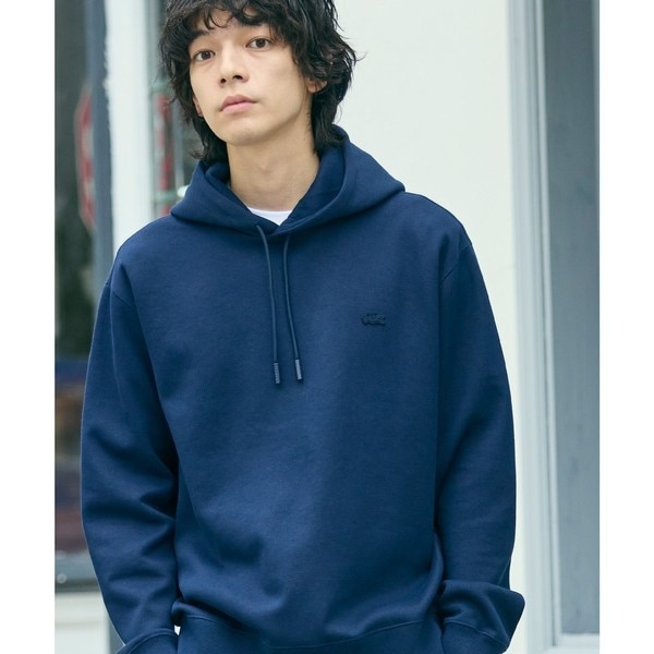 鹿の子ニットワントーンフーディー / 鹿の子ニットプルオーバー