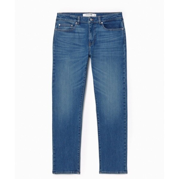 オーガニックコットンガーメントダイ ルーズフィット ストレートデニム