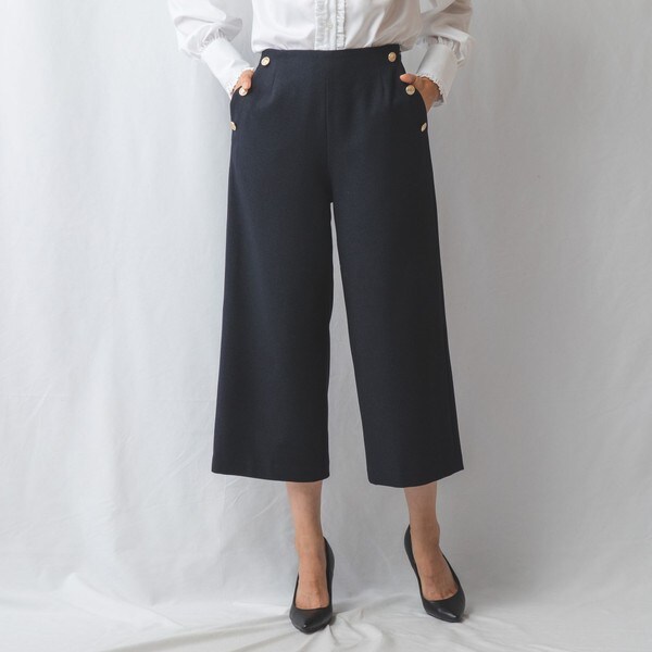 セットアップスーツ対応】サージストレッチワイドパンツ | ナラ