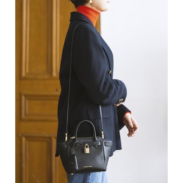 イタリアンカーフレザー ボストンバッグ 大サイズ | サマンサタバサ