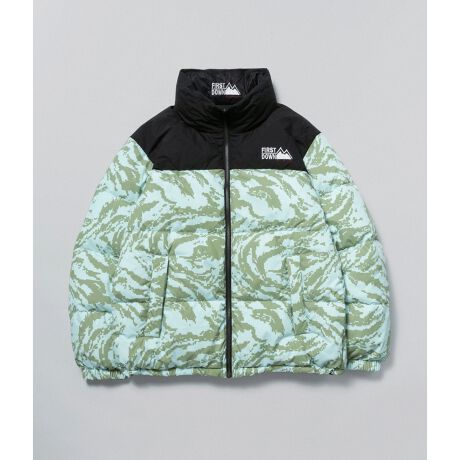 FIRST DOWN BUBBLE DOWN JKT MICROFT LIZARDCAMO | ジュンレッド(JUNRED) | マルイウェブチャネル