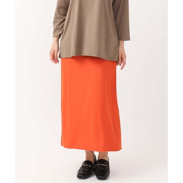 大きいサイズ】リブカットタイトスカート | エウルキューブ(eur3