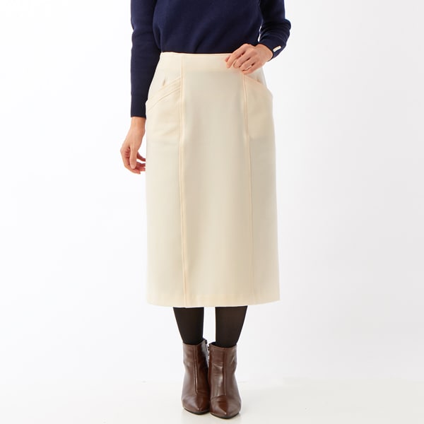 無地切替ストレートスカート | カールパークレーン(Karl Park Lane