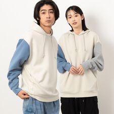 フードエンボスプルオーバーパーカ | パープル＆イエロー(Purple & Yellow) | マルイウェブチャネル