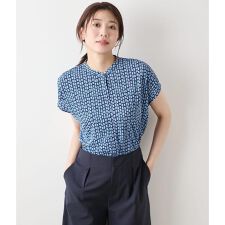 ポリエステル強撚スムース 幾何学プリント ボックスシルエットプルオー | ニューヨーカー(NEWYORKER) | マルイウェブチャネル