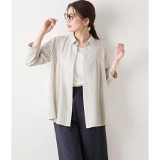 スパンビエラ 7分袖タックシャツ | ニューヨーカー(NEWYORKER) | マルイウェブチャネル