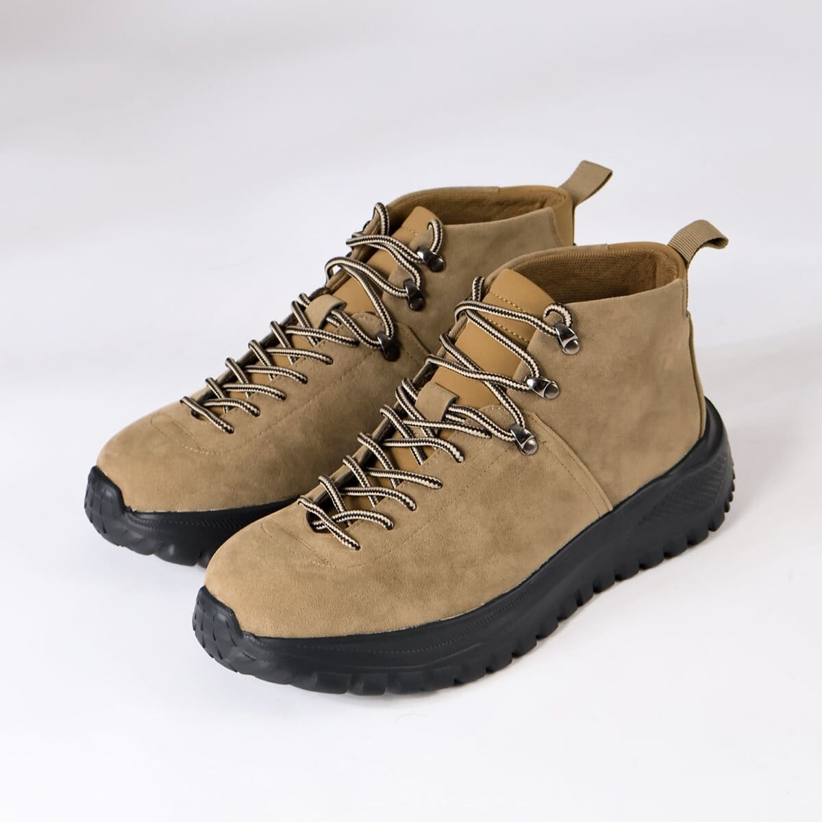 3259 BOREDOM クロスベルトのショートドレープブーツ | ボアダム