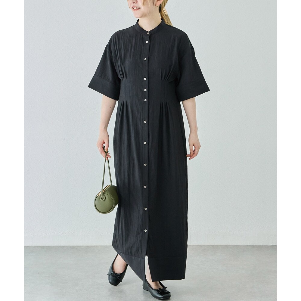 ダブルクロスベルト付きタックワンピース | ナノユニバース(NANO