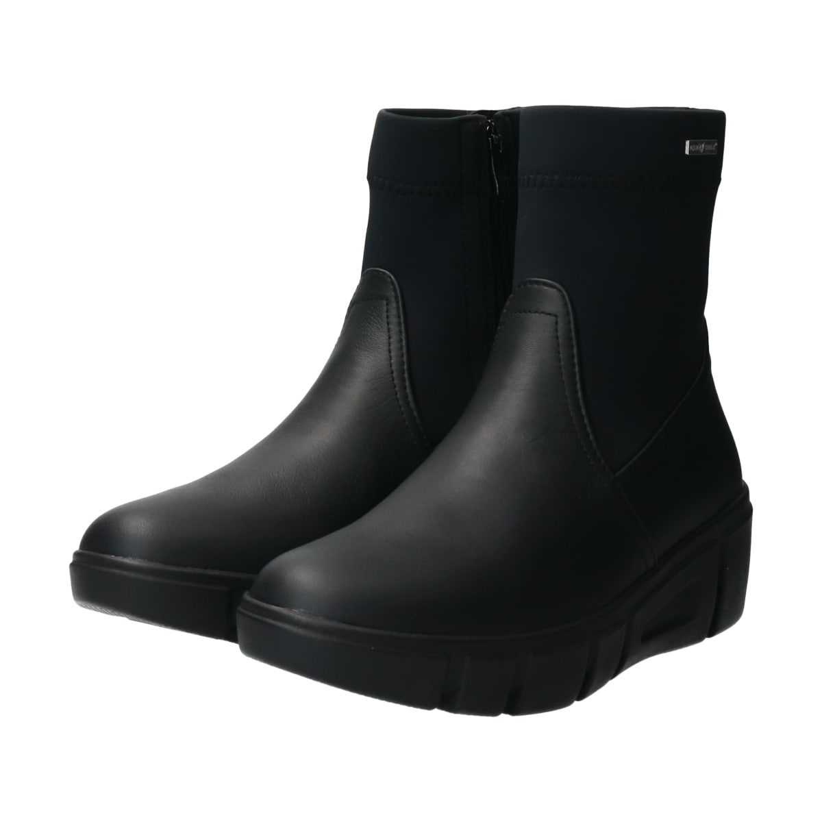 bussola◇6cmヒール◇晴雨兼用ストレッチショートブーツ | ブソラ