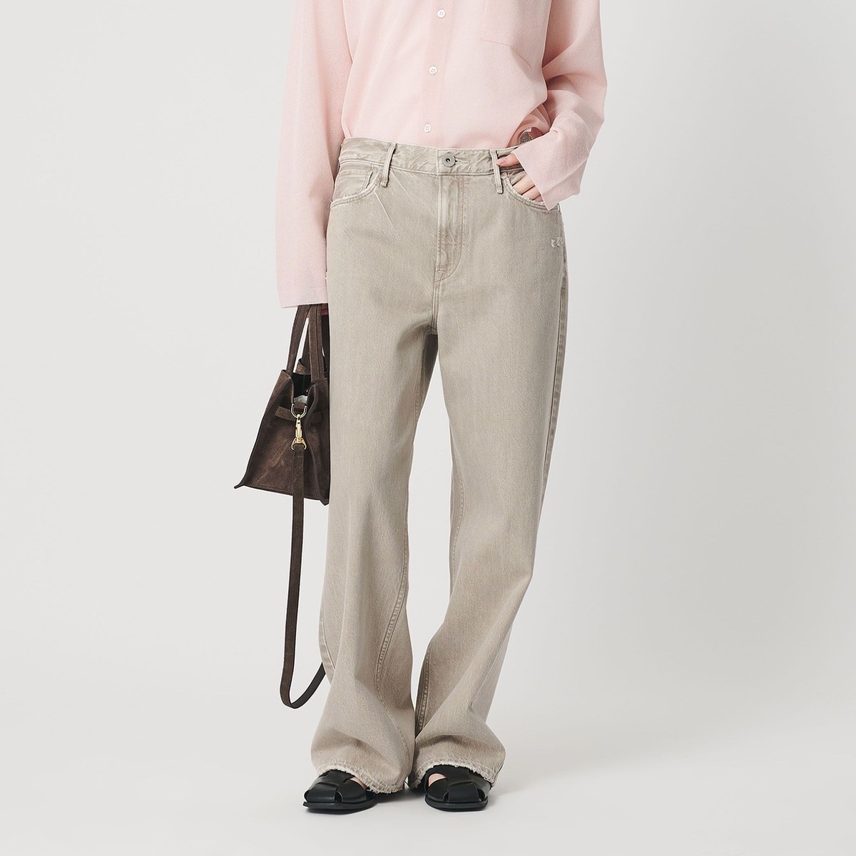 リネン混デニムワイドパンツ | エトレリー(etre relie) | マルイウェブ