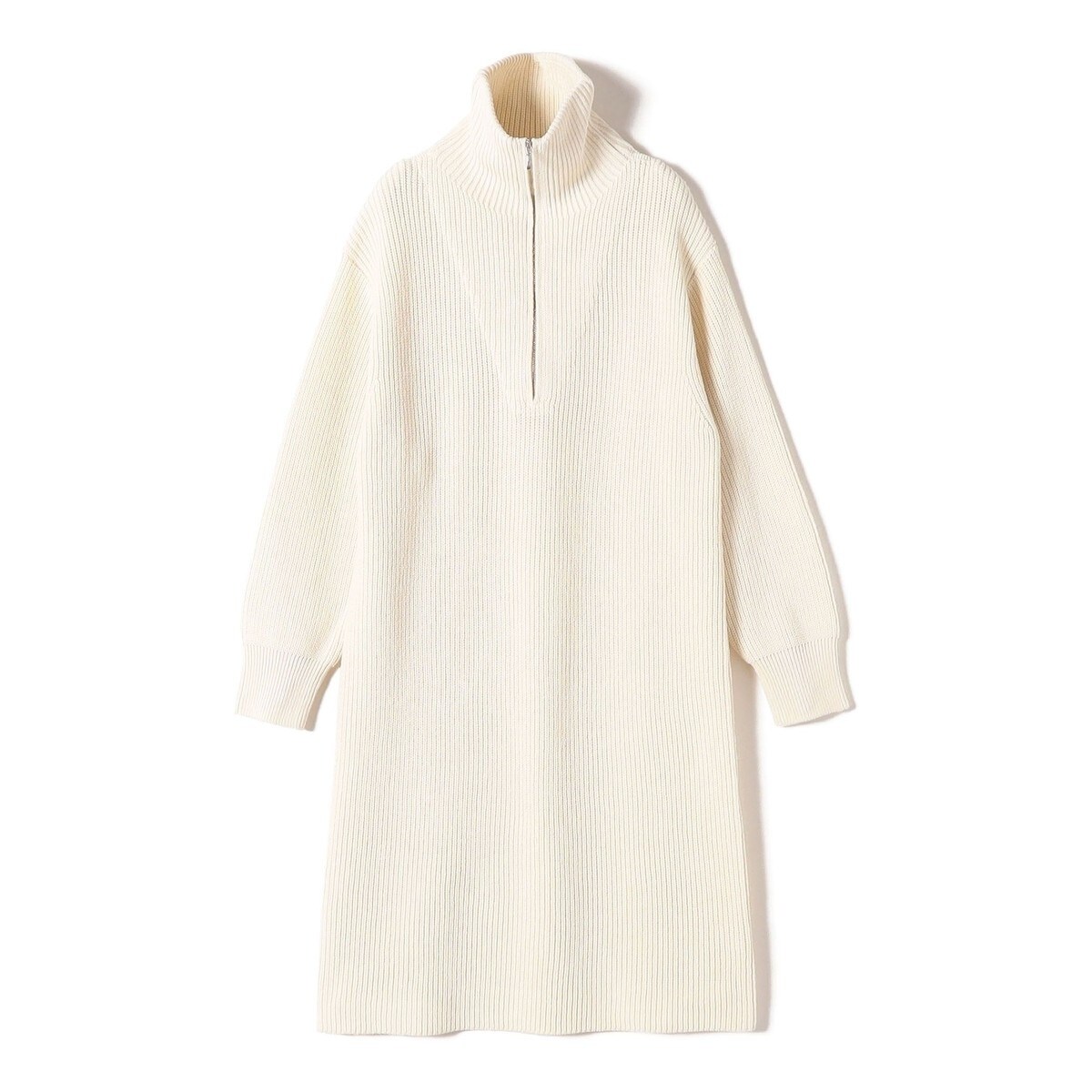 手洗い可能〉片畦編み ハーフ ジップ ワンピース | シップス(SHIPS
