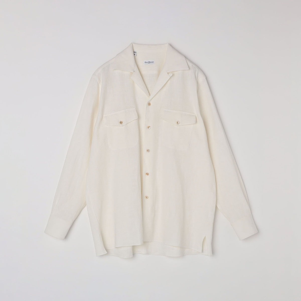 DE BONNE FACTURE: EMBROIDERED CAMP COLLAR SHORT SL | シップス