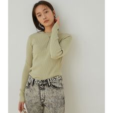 エコベロクルーネックRIBプルオーバー | アダムエロペ(ADAM ET ROPE') | マルイウェブチャネル