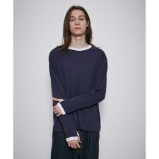 ルーズシルエット リンガー ロングスリーブ Tee / ロングシーズン着用 | アダムエロペ(ADAM ET ROPE') | マルイウェブチャネル