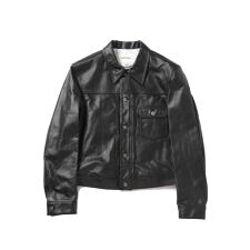 TONYW CALF LEATHER CROPPED TRUCKER JACKET | アダムエロペ(ADAM ET ROPE') | マルイ ...