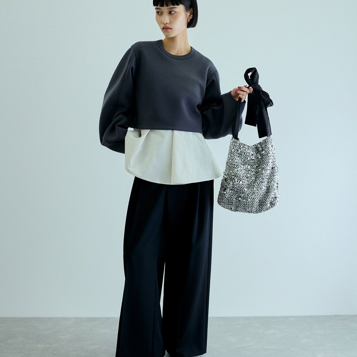 レイヤードペプラムチュニック | アダムエロペ(ADAM ET ROPE