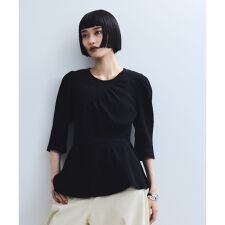 【WEB限定】ハーフスリーブペプラムカットソー | アダムエロペ(ADAM ET ROPE') | マルイウェブチャネル