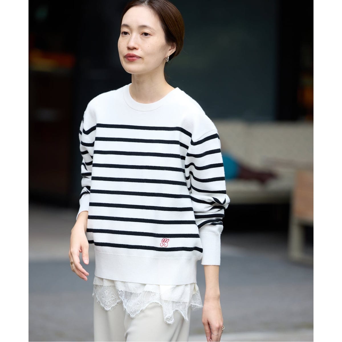 ペプラムニット | スローブ イエナ(SLOBE IENA) | マルイウェブチャネル