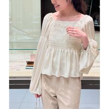 スモッグシャーリングブラウス | ノーブル(Noble) | 24051240110020 | マルイウェブチャネル