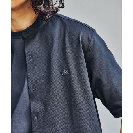 【LACOSTE / ラコステ】別注 バンドカラー フルオープン ポロシャツ | エディフィス(EDIFICE ...