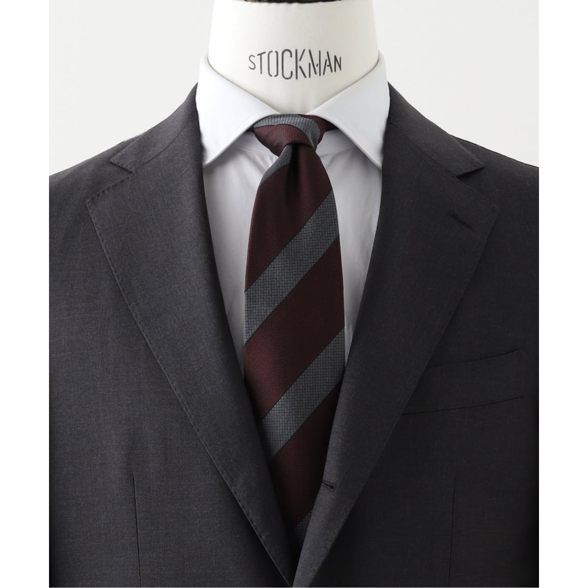 Holliday & Brown(ホリデー & ブラウン) ジャカードストライプツイル