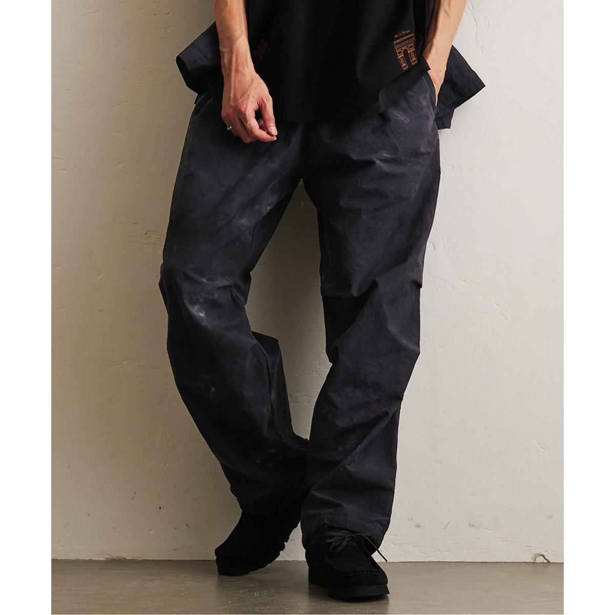 コットンナイロン タイダイ イージーパンツ | 417 エディフィス(417