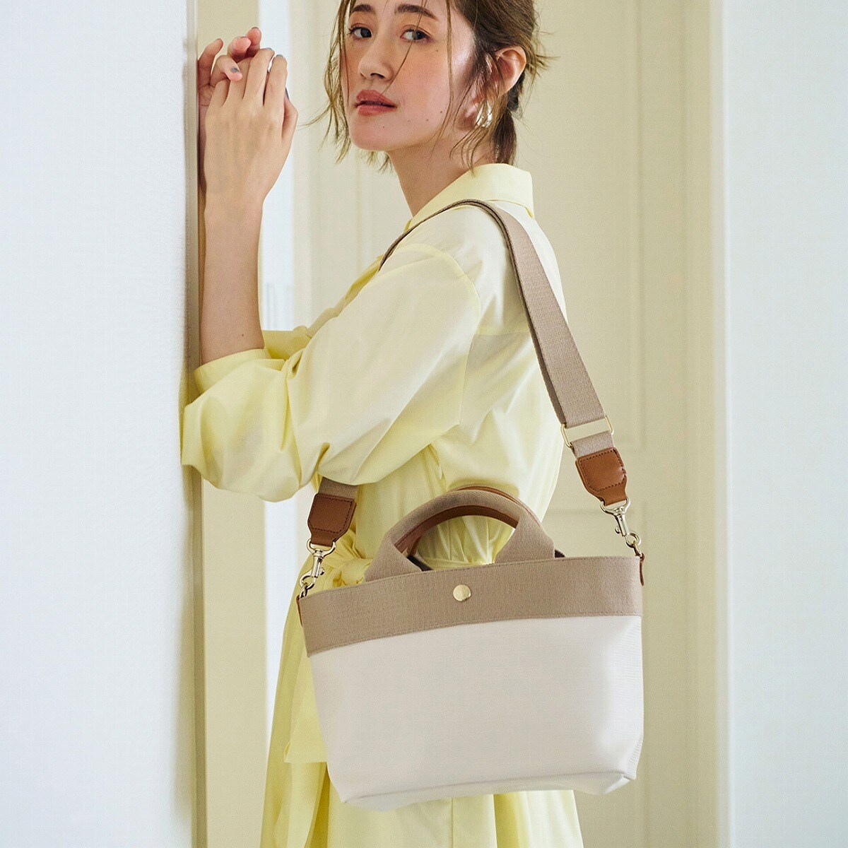 RIPPLE LOCK リプルロック レザーコンビ トート バッグ | トプカピ