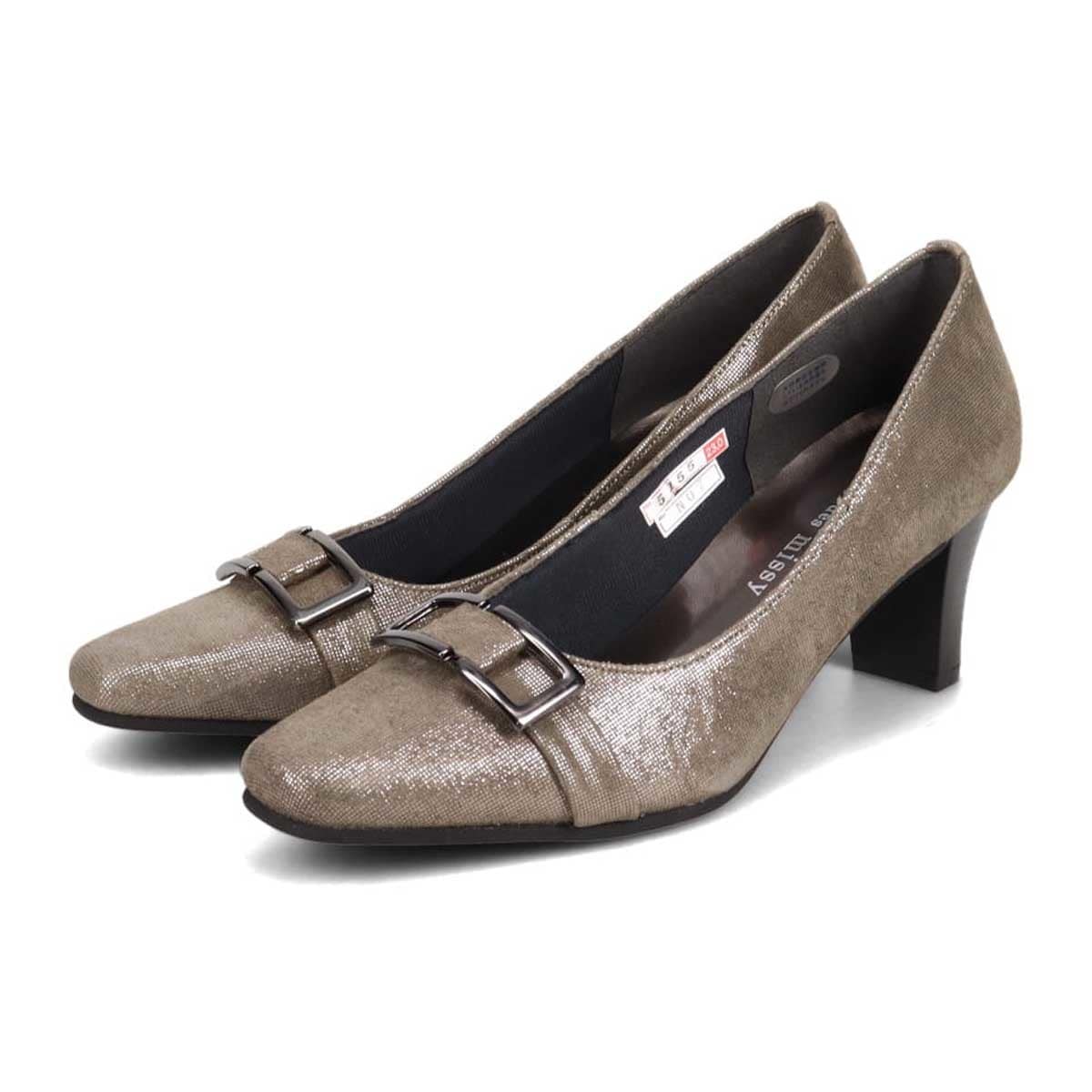 missy des missy ベーシックローヒールパンプス | ミッシー デ