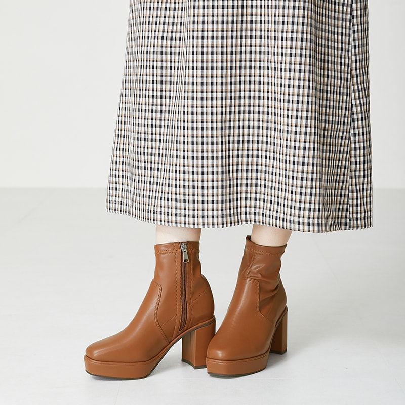 ビジューバックル付きスニーカーブーツ/NM22681 | ノイエマルシェ(neue